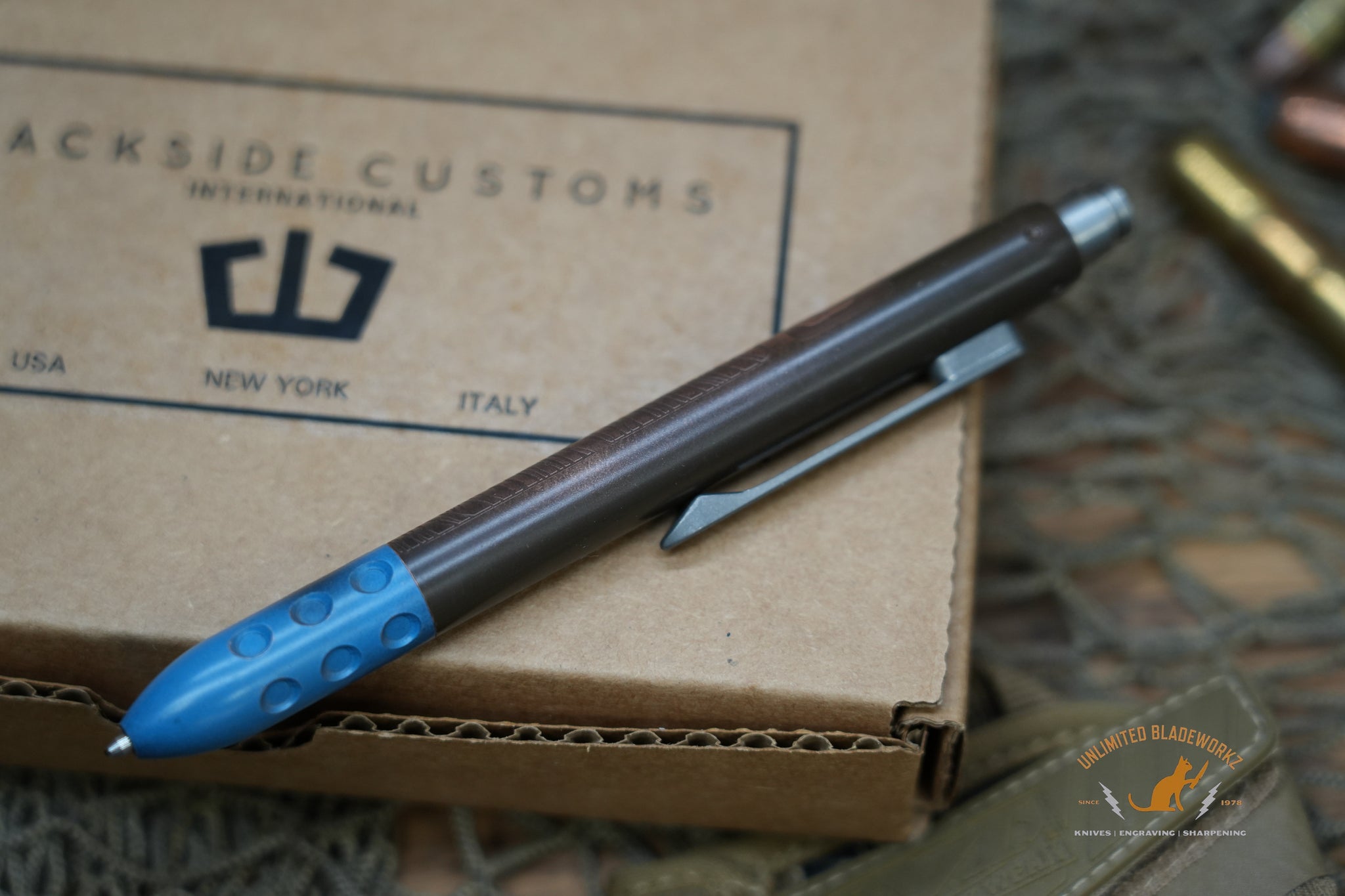Blackside Customs Click Pen Copper Beskar/Mudhorn Finish ...