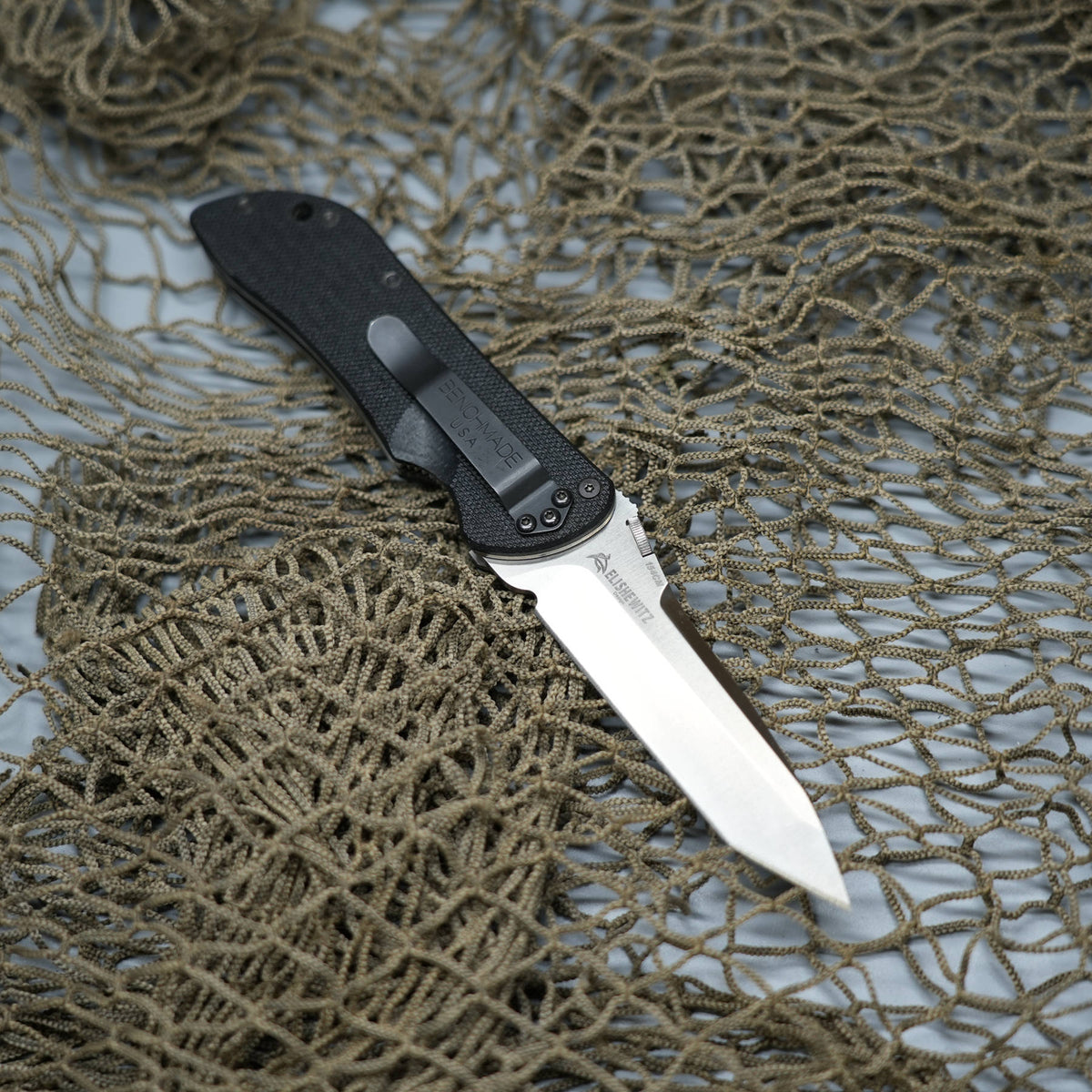 Benchmade Vintage Benchmade Stryker 910 Liner Lock Knife (3.625" Satin ...