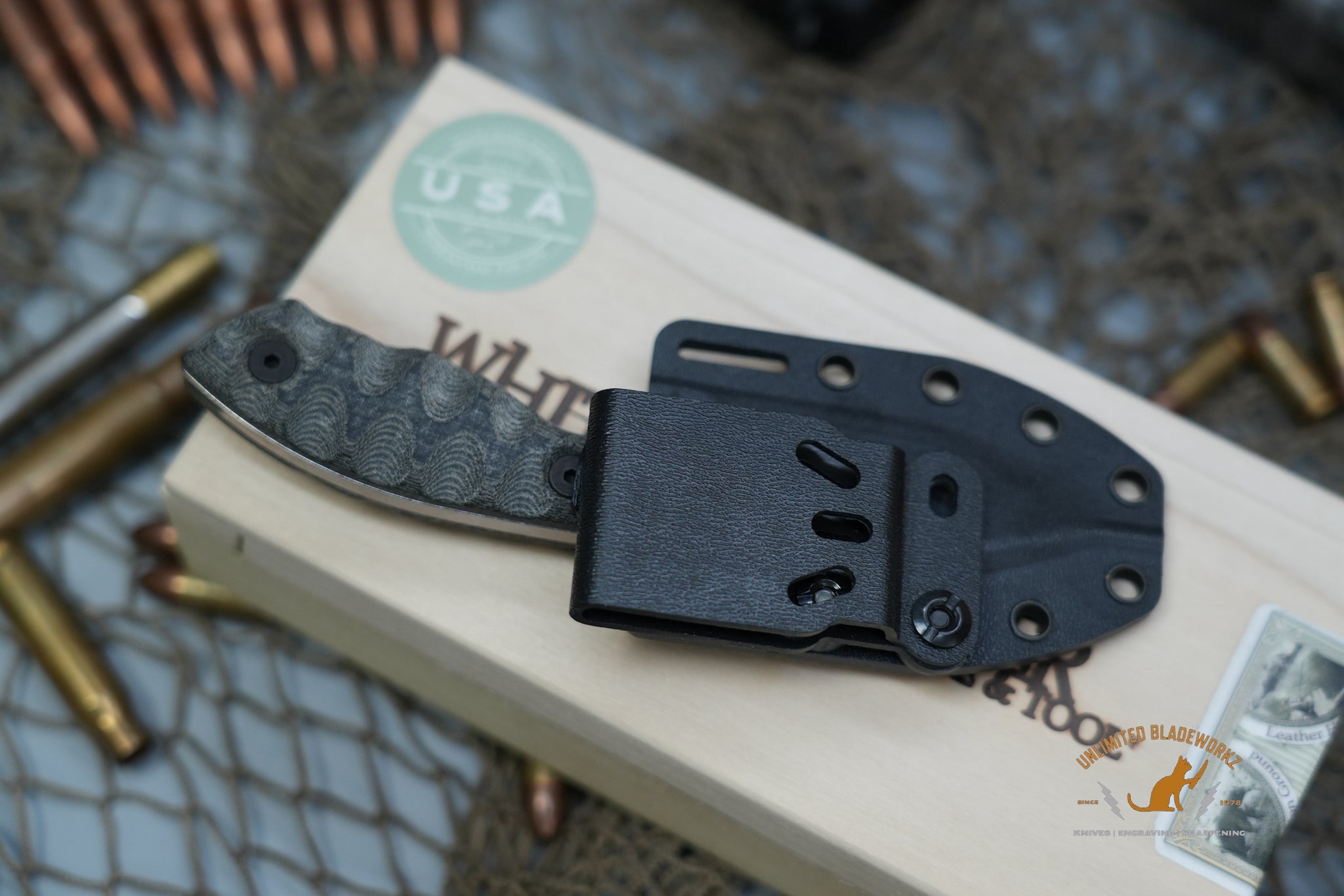 White River Knives Justin Gingrich GTI 3" S35VN Stonewashed Blade, Mic ...