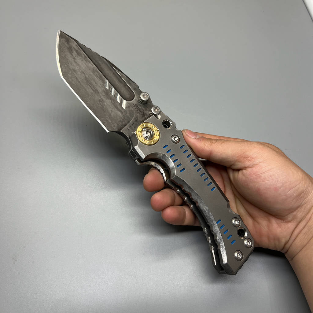 NEW MILLER BROS BLADES T1 Custom Folding Knife heavy – UnlimitedBladeworkz