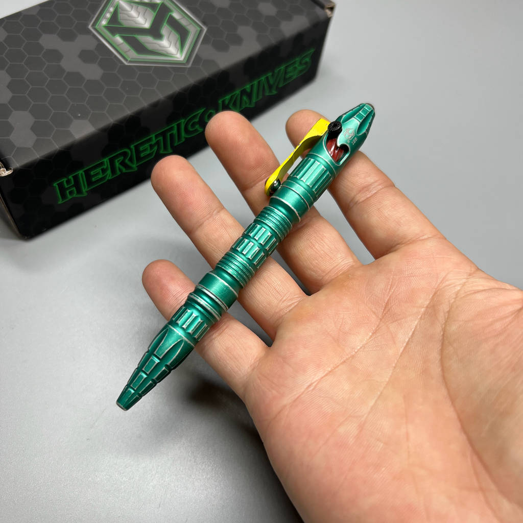 Heretic Knives Thoth Tactical Pen Aluminum Bounty Hunter ...